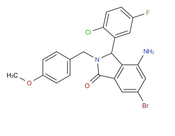 4-amino-6-bromo-3-(2-chloro-5-fluorophenyl)-2-(4-methoxybenzyl ...