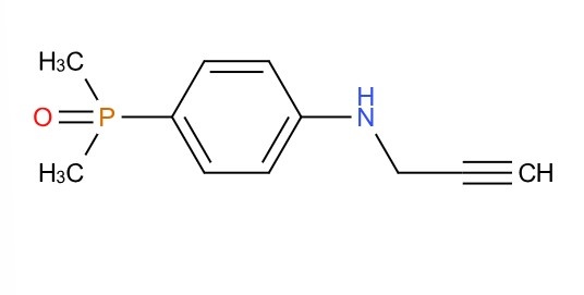 Dimethyl(4-(prop-2-yn-1-ylamino)phenyl)phosphine oxide