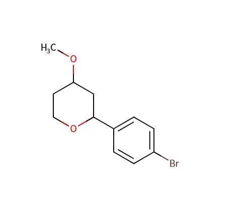2-(4-bromophenyl)-4-methoxytetrahydro-2H-pyran