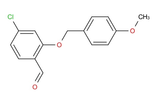 4-chloro-2-((4-methoxybenzyl)oxy)benzaldehyde