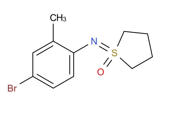 1-((4-bromo-2-methylphenyl)imino)tetrahydro-1H-1lambda6-thiophene 1-oxide
