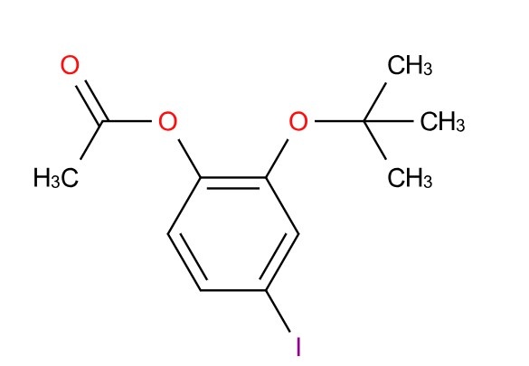 2-(tert-butoxy)-4-iodophenyl acetate
